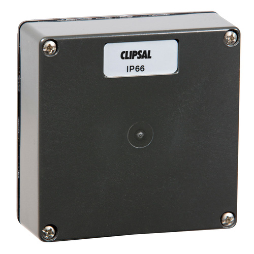 Clipsal 56 Series 1 Gang Enclosure Lid Chemical Grey | 56L1-CG