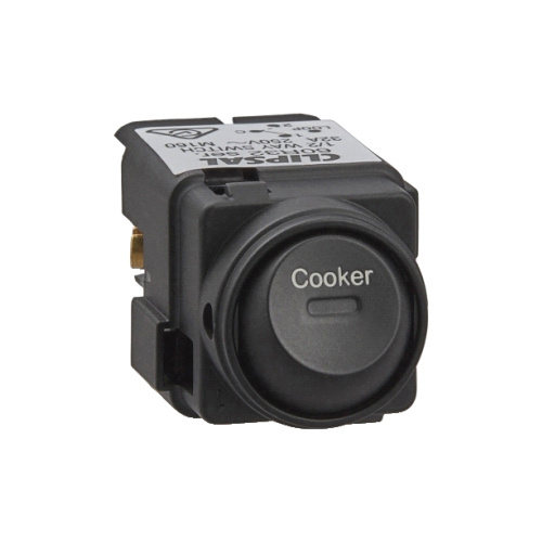 Clipsal Saturn ZEN 32A 'COOKER' Switch Mechanism Black