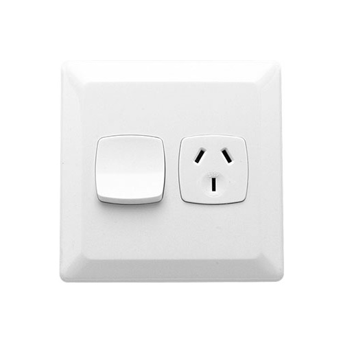 Clipsal Prestige Single Powerpoint | MJS Electrical Supplies