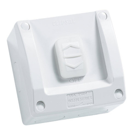 Clipsal Single Weatherproof Switch IP66 | MJS Electrical Supplies