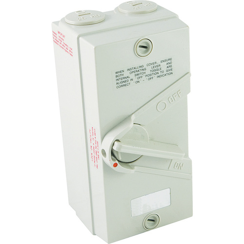 4 Pole 20A Isolator Switch | MJS Electrical Supplies