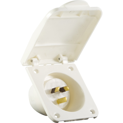 3 Pin Power Inlet | MJS Electrical Supplies