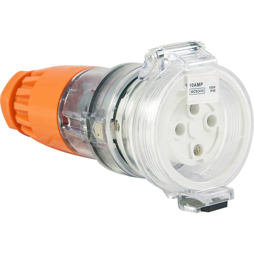 4 Pin Extension Socket Round Pin | MJS Electrical Supplies